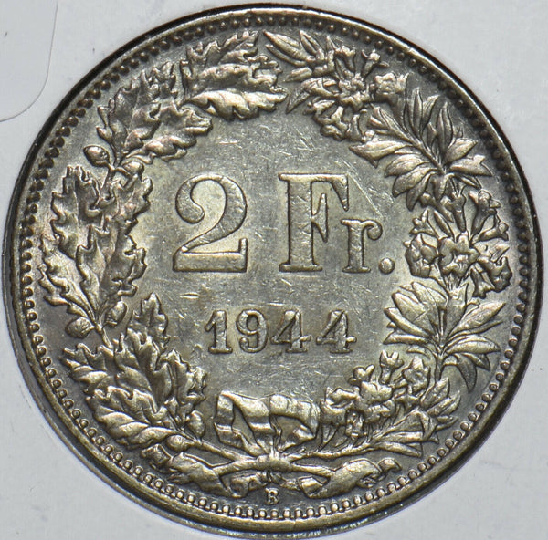 Switzerland 1944 2 Francs 194565 combine shipping – Coin Gold & Stamp Buyer SF
