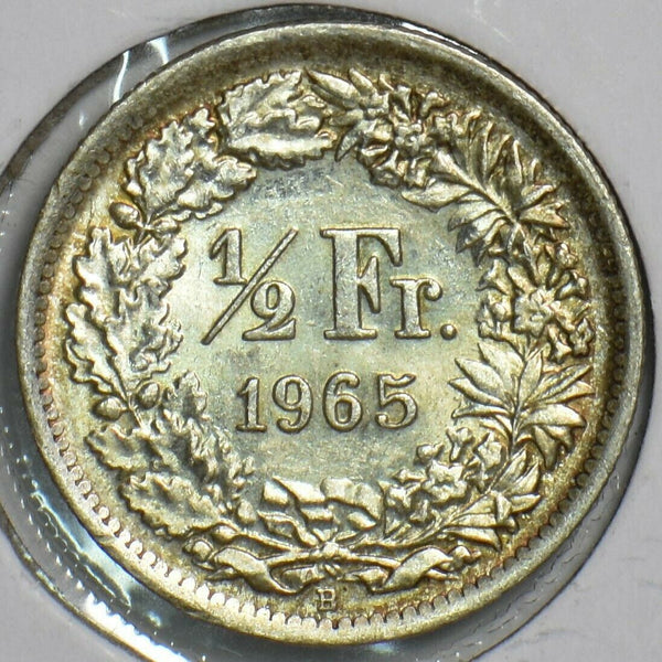 Switzerland 1965 1/2 Franc 298062 combine shipping – Coin Gold & Stamp Buyer SF