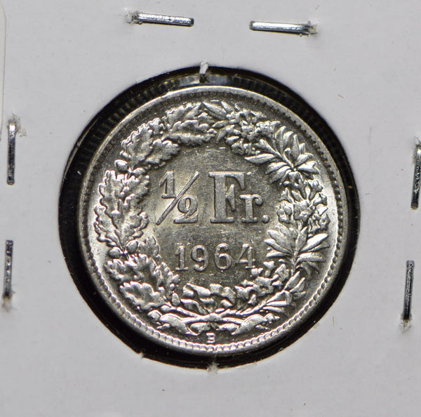 Swiss Cantons 1964 1/2 Francs 292249 combine shipping – Coin Gold & Stamp Buyer SF