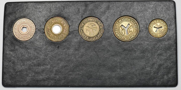 Tokens: Transit 1915-86 Goof for One FARE NYC SUBWAY BL0176 combine sh ...
