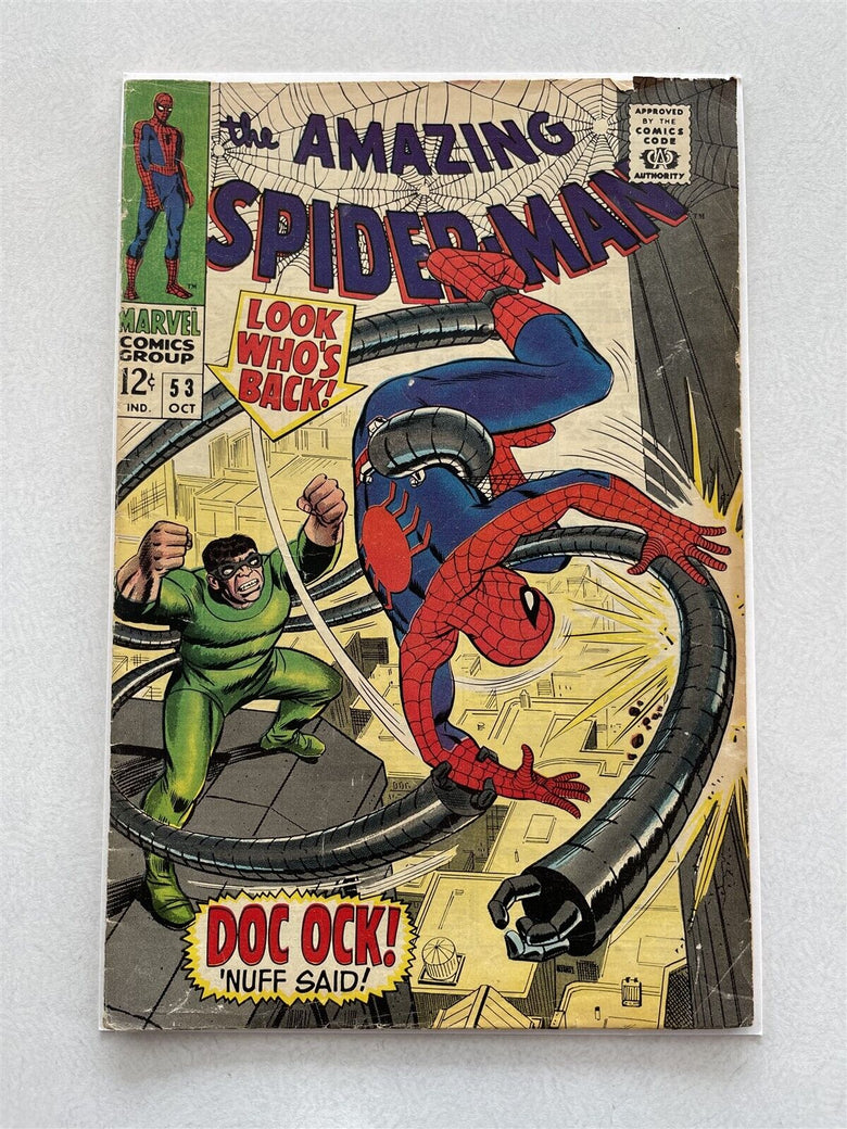 The Amazing Spiderman Issue#53 Oct 1967 Doctor Octopus "Doc Ock! Naff ...