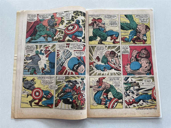 Captain America issue(4th issue on this show) #104 Aug, 1968 "Slave of ...