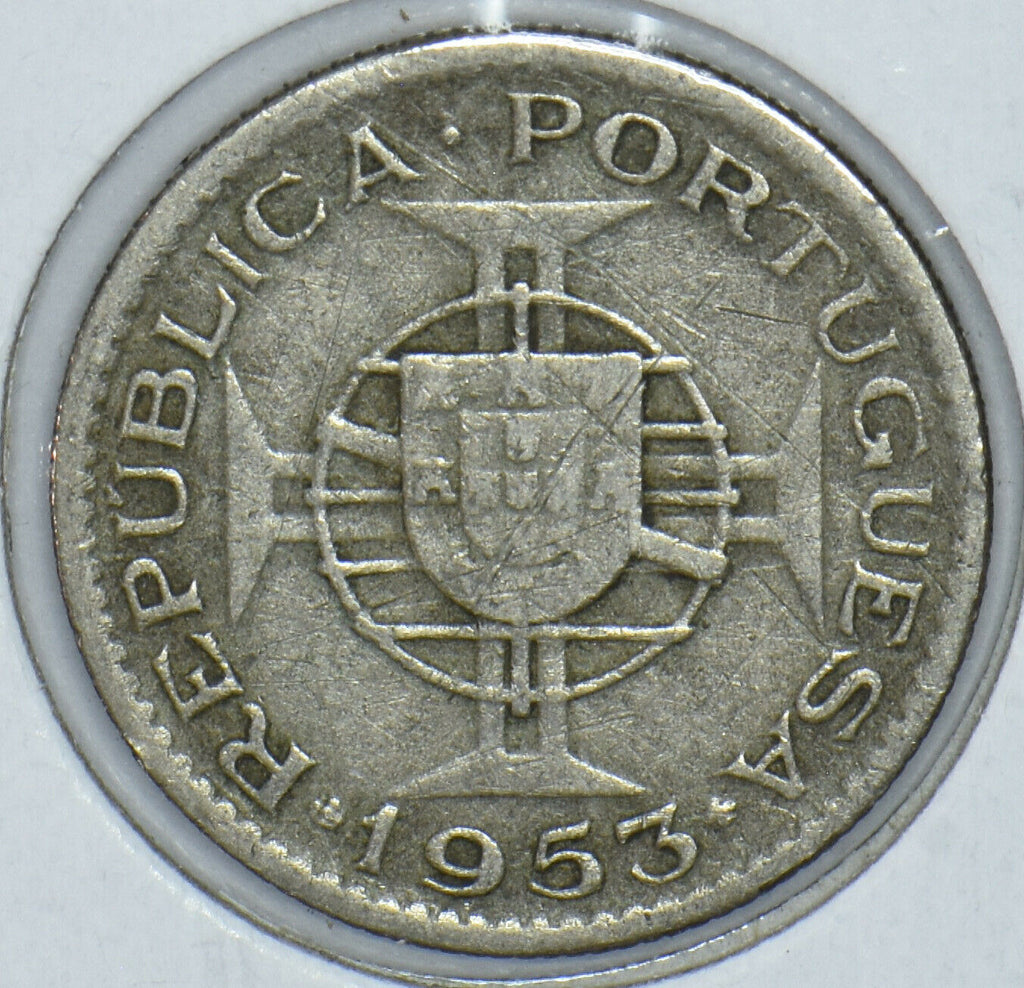 Portugal 1953 Angola 2 1/2 Escudos 191616 combine shipping – Coin Gold ...