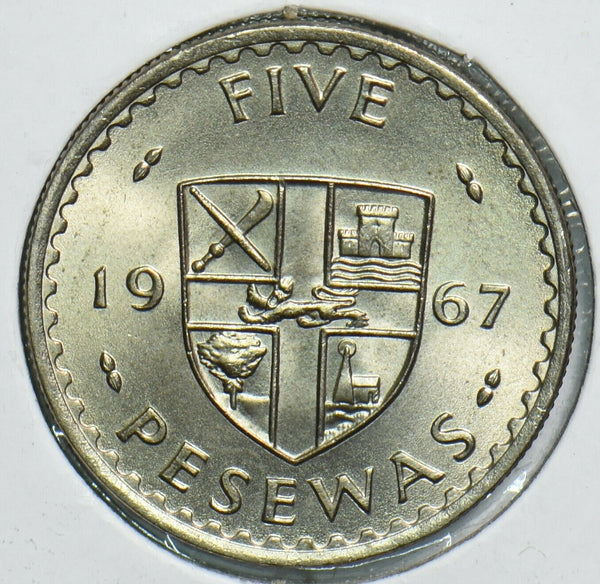Ghana 1967 5 Pesewas 0 240866 combine shipping – Coin Gold & Stamp Buyer SF